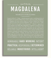 Magdalena | Name Art Print – Name Stories
