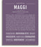 Maggi Personalized Name Meaning Art Prints – Name Stories