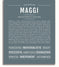 Maggi | Name Art Print – Name Stories