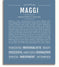 Maggi | Name Art Print – Name Stories