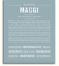 Maggi | Name Art Print – Name Stories