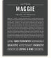Maggie | Name Art Print – Name Stories
