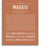 Maggie | Name Art Print – Name Stories