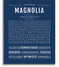 Magnolia Personalized Name Meaning Art Prints – Name Stories