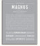 Magnus | Name Art Print – Name Stories
