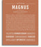 Magnus | Name Art Print – Name Stories