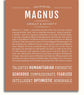 Magnus Personalized Name Meaning Art Prints – Name Stories