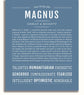 Magnus Personalized Name Meaning Art Prints – Name Stories