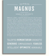 Magnus | Name Art Print – Name Stories