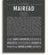 Mairead Personalized Name Meaning Art Prints – Name Stories