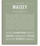 Maisey | Name Art Print – Name Stories