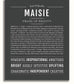 Maisie | Name Art Print – Name Stories