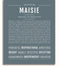 Maisie | Name Art Print – Name Stories