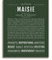 Maisie | Name Art Print – Name Stories