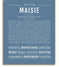 Maisie | Name Art Print – Name Stories