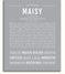 Maisy | Name Art Print – Name Stories