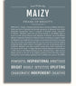 Maizy | Name Art Print – Name Stories