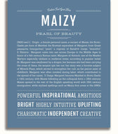 Maizy | Name Art Print – Name Stories