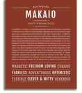 Makaio Personalized Name Meaning Art Prints – Name Stories