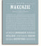 Makenzie | Name Art Print – Name Stories