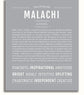 Malachi | Name Art Print – Name Stories