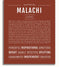 Malachi Personalized Name Meaning Art Prints – Name Stories