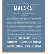 Malakai | Name Art Print – Name Stories