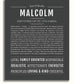 Malcolm | Name Art Print – Name Stories