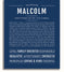 Malcolm | Name Art Print – Name Stories