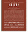 Maleah | Name Art Print – Name Stories