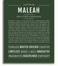 Maleah | Name Art Print – Name Stories