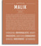 Malik | Name Art Print – Name Stories