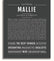 Mallie | Name Art Print – Name Stories