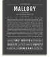 Mallory | Name Art Print – Name Stories