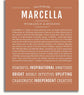 Marcella Personalized Name Meaning Art Prints – Name Stories
