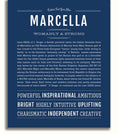 Marcella | Name Art Print – Name Stories