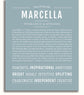 Marcella | Name Art Print – Name Stories