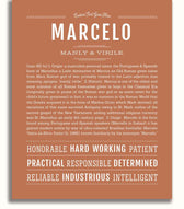 Marcelo | Name Art Print – Name Stories