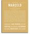 Marcelo Personalized Name Meaning Art Prints – Name Stories