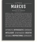 Marcus | Name Art Print – Name Stories