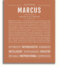 Marcus | Name Art Print – Name Stories