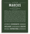 Marcus | Name Art Print – Name Stories