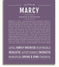 Marcy | Name Art Print – Name Stories