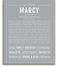 Marcy Personalized Name Meaning Art Prints – Name Stories