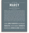 Marcy | Name Art Print – Name Stories