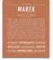 Marek | Name Art Print – Name Stories