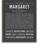 Margaret | Name Art Print – Name Stories