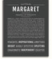 Margaret | Name Art Print – Name Stories