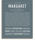 Margaret | Name Art Print – Name Stories