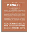 Margaret | Name Art Print – Name Stories